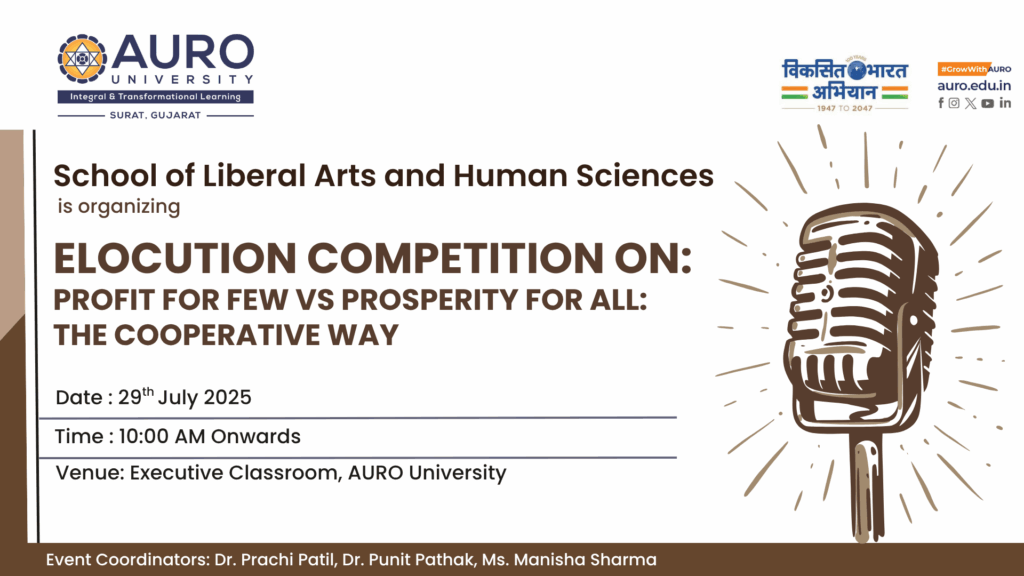 Elocution Competition - Auro University