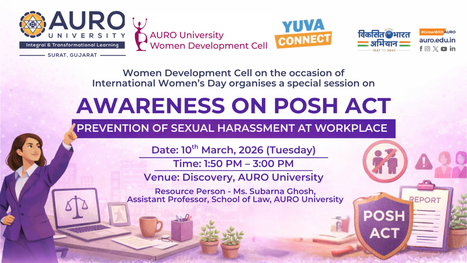 Awareness on POSH Act – Prevention of Sexual Harassment at Workplace ...